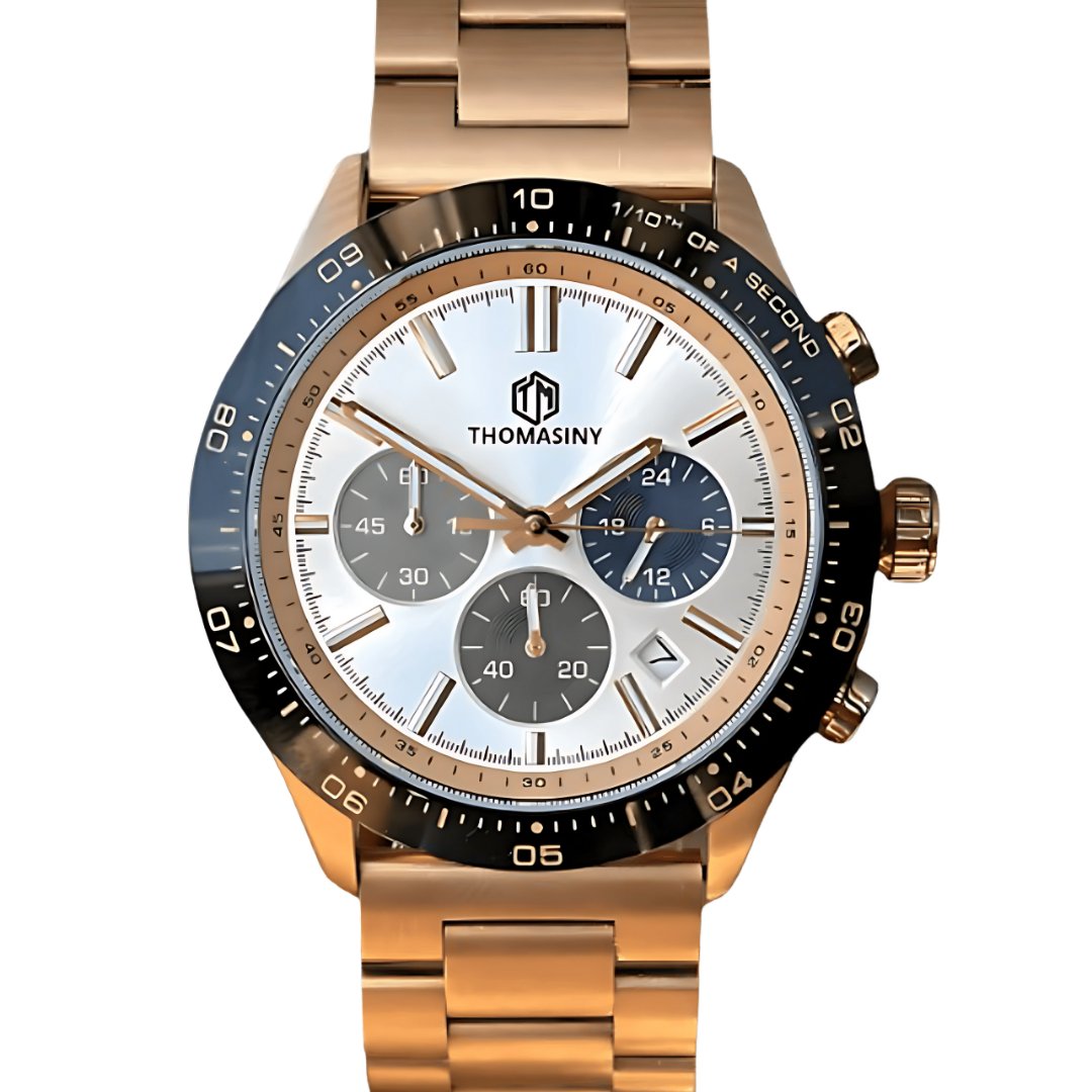 Luxe Chronografen – Stalen Band – THOMASINY®